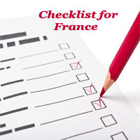 Checklist for France - Documents Required to Apply to Study in France